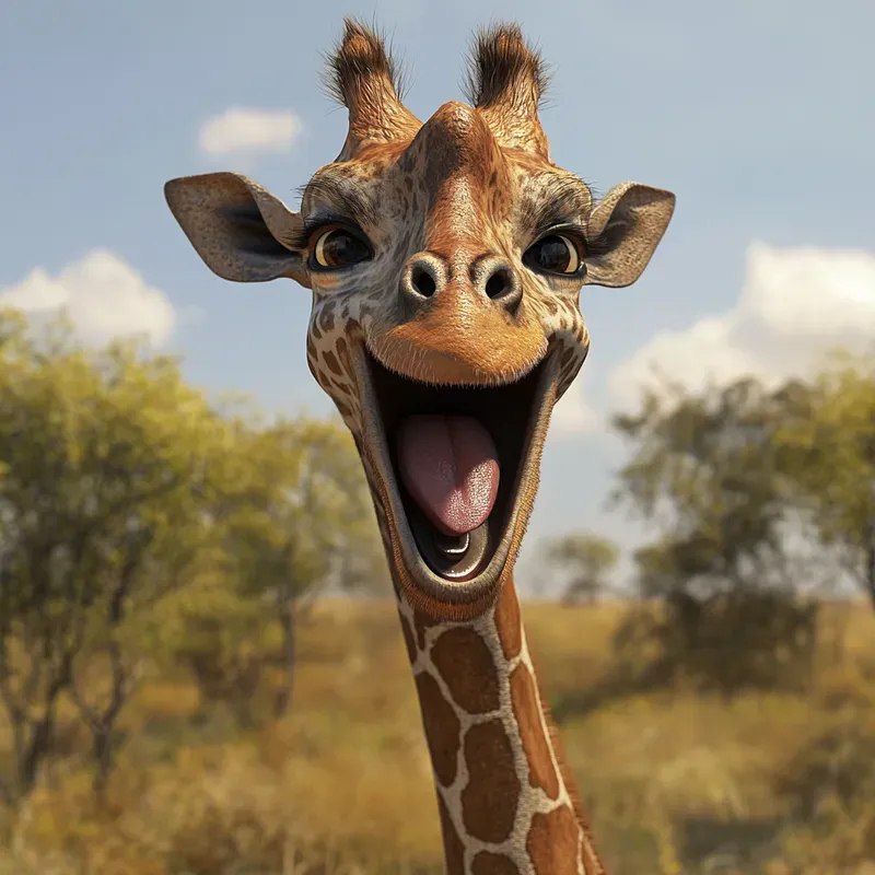 Goofy Realistic Animal Portraits Midjourney Prompt | PromptBase