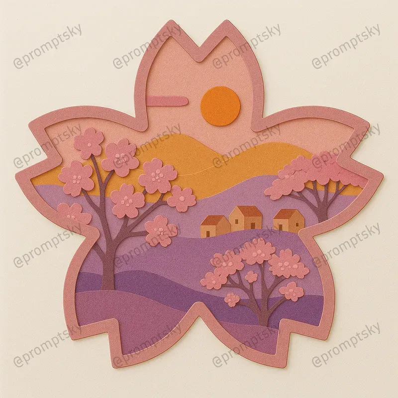 3D Layered Papercraft Art ChatGPT Image Prompt | PromptBase