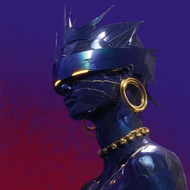 Futuristic Divine Character Portraits Midjourney Prompt | PromptBase