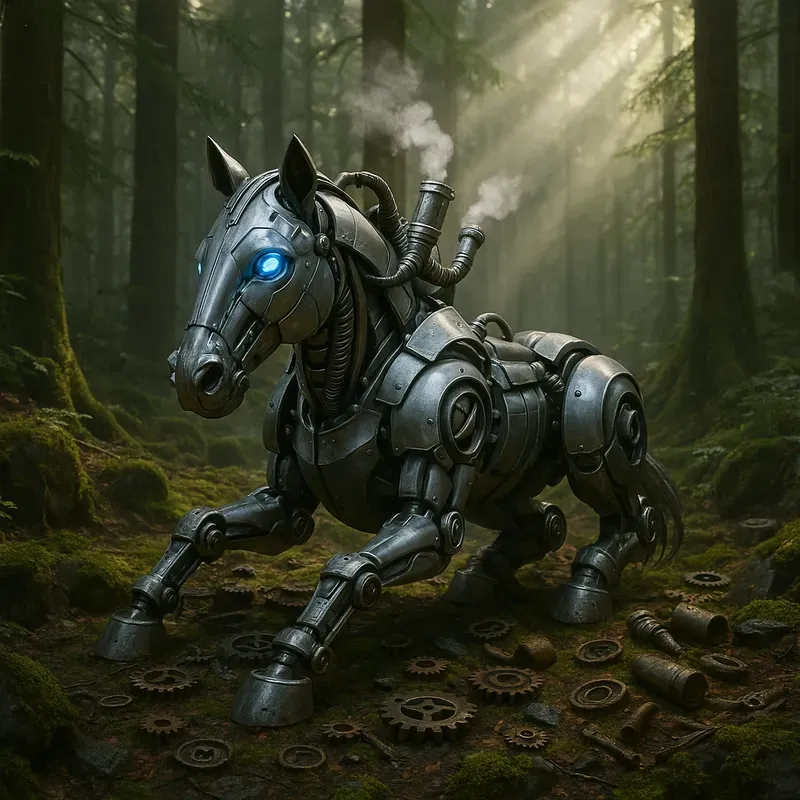 The Mechanical Animals DALL·E Prompt | PromptBase