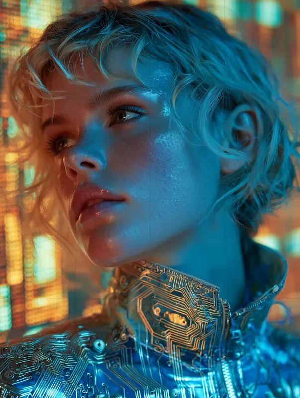 Futuristic Fashion Portraits Midjourney Prompt | PromptBase