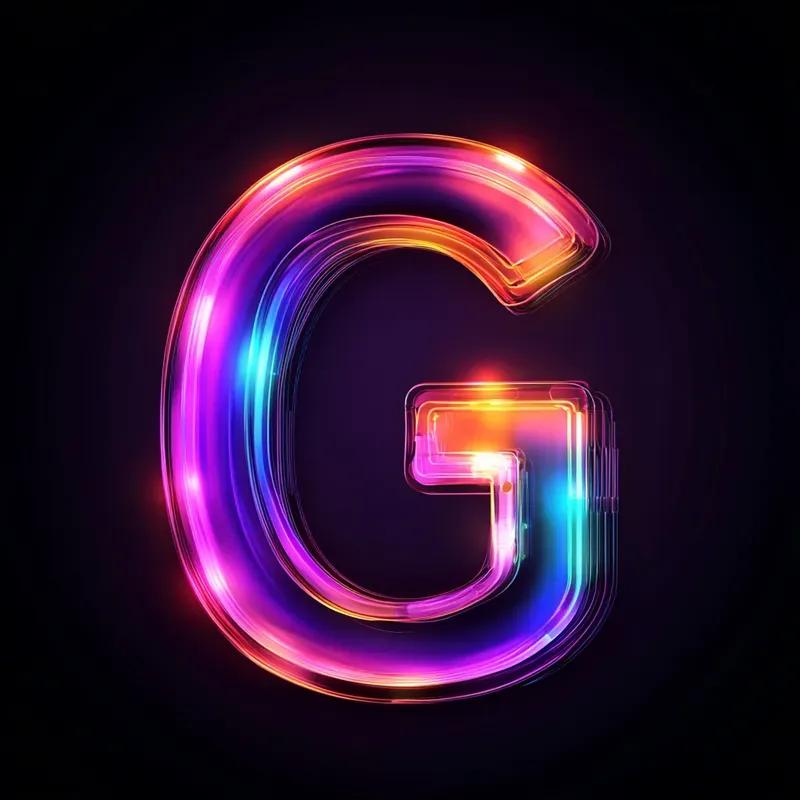 Neon Glow Letters Midjourney Prompt | PromptBase