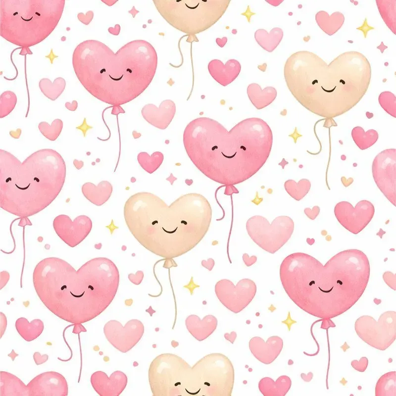 Kawaii Valentine Wrapping Papers ChatGPT Image Prompt | PromptBase
