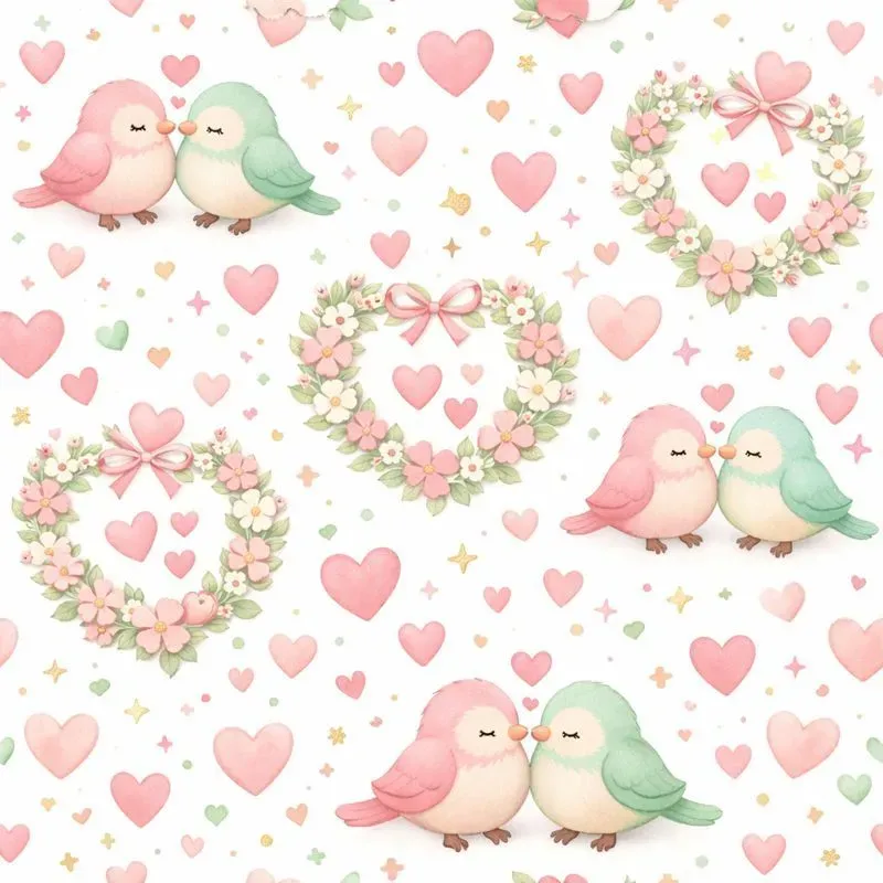 Kawaii Valentine Wrapping Papers ChatGPT Image Prompt | PromptBase