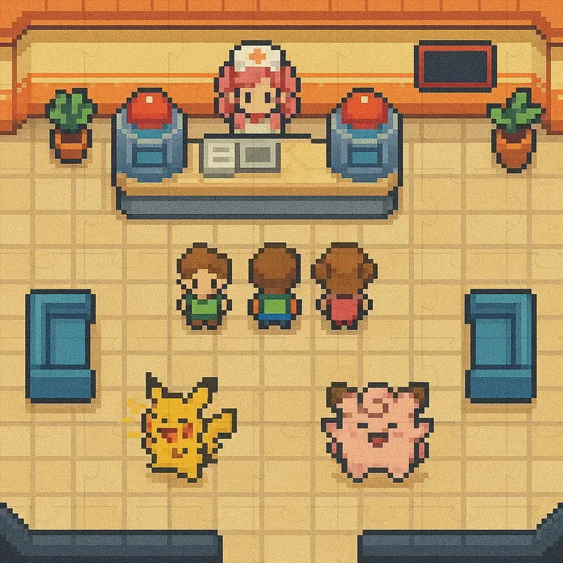 Isometric Pokemon Pixel Art Scenes ChatGPT Image Prompt | PromptBase