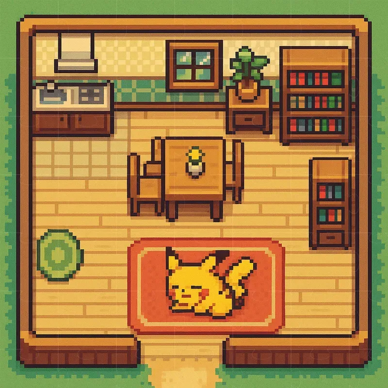 Isometric Pokemon Pixel Art Scenes ChatGPT Image Prompt | PromptBase