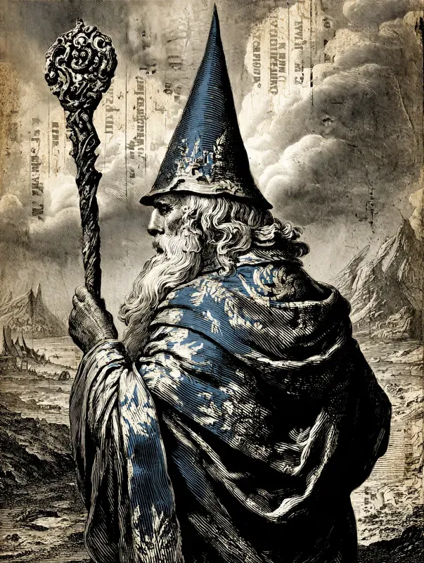 Cinematic Back View Character Portraits Midjourney Prompt | PromptBase