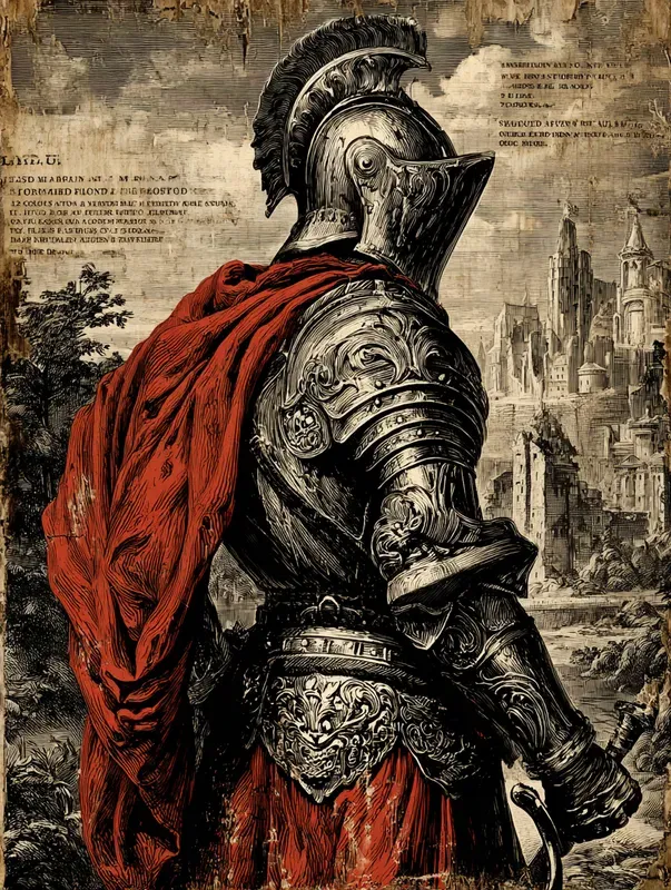 Cinematic Back View Character Portraits Midjourney Prompt | PromptBase