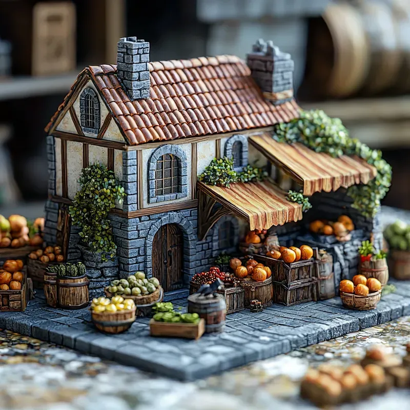 Miniature Diorama Worlds Midjourney Prompt | PromptBase