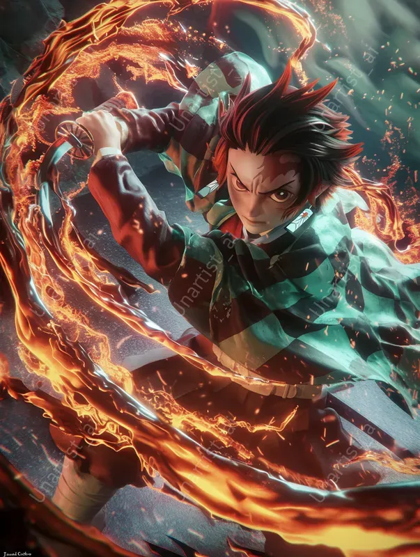 Realistic Demon Slayer Characters Midjourney Prompt | PromptBase