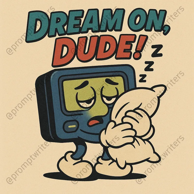 Retro 80s Cartoon Mascot Creators ChatGPT Image Prompt | PromptBase