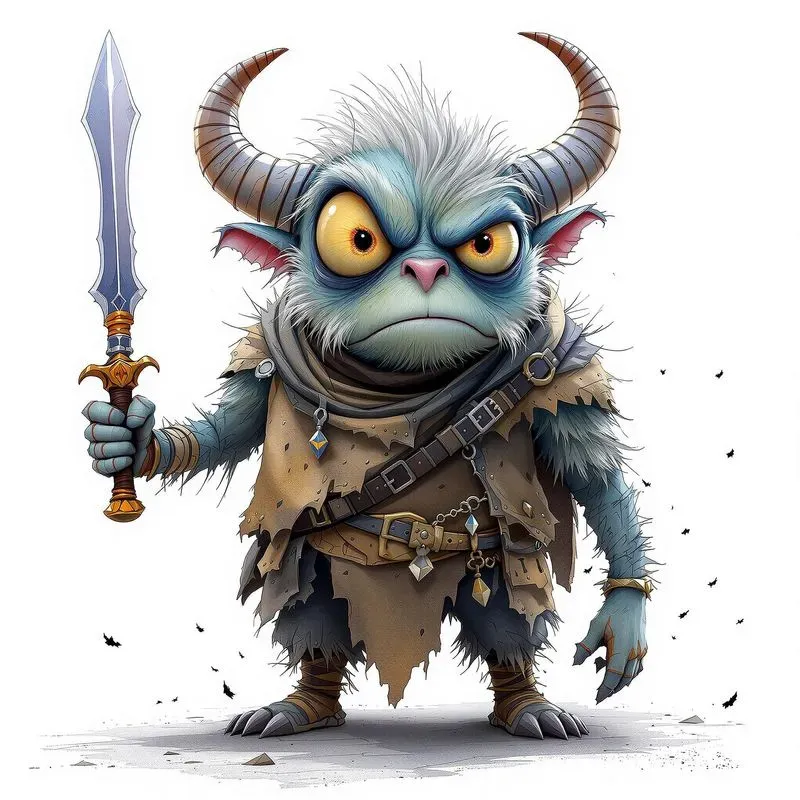 Fantasy Art Cute Cartoon DnD Characters FLUX Prompt | PromptBase