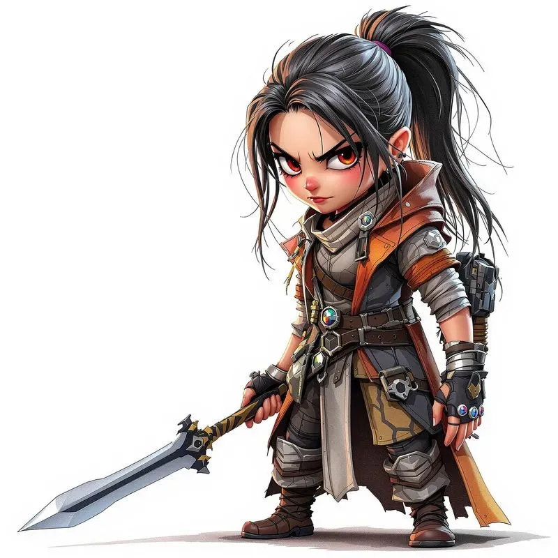 Fantasy Art Cute Cartoon DnD Characters FLUX Prompt | PromptBase