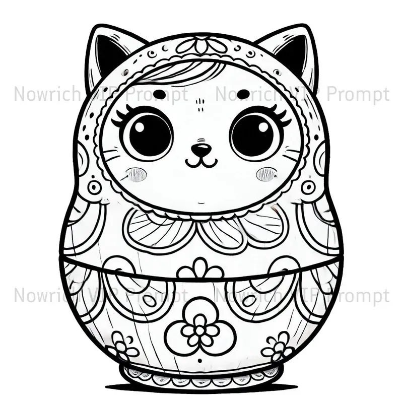 Wonderland Mysteries Coloring Book Pages DALL·E Prompt | PromptBase