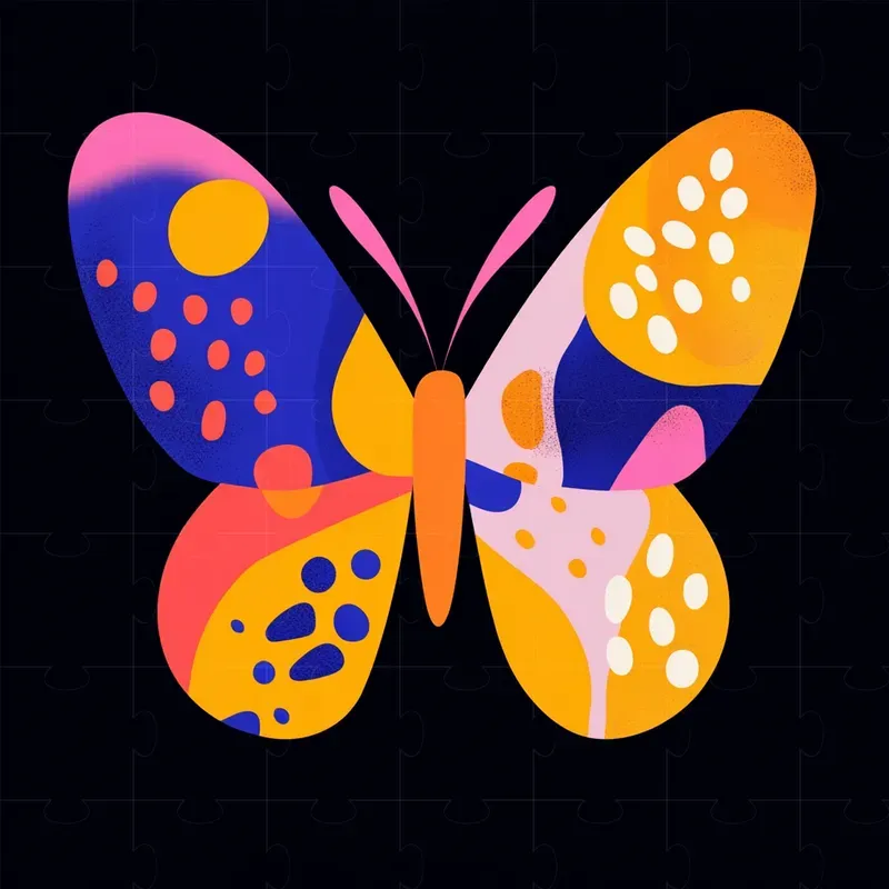 Colorful Animal Stickers On Black Layouts Midjourney Prompt | PromptBase