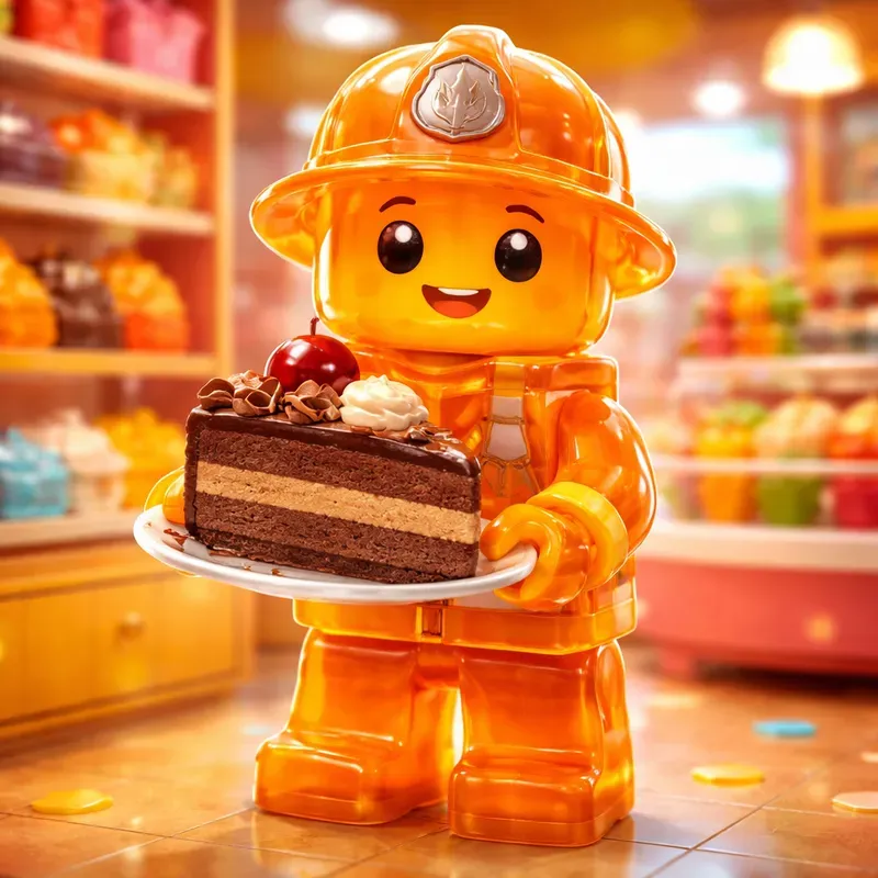 Jelly Lego 3D Cartoon Toy Characters ChatGPT Image Prompt | PromptBase