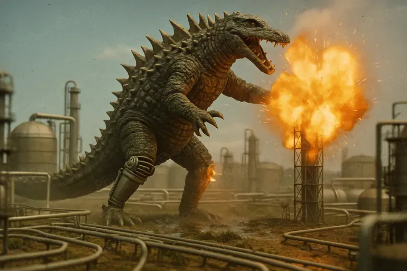 Monster Movie Screengrabs Kaiju Eds ChatGPT Image Prompt | PromptBase