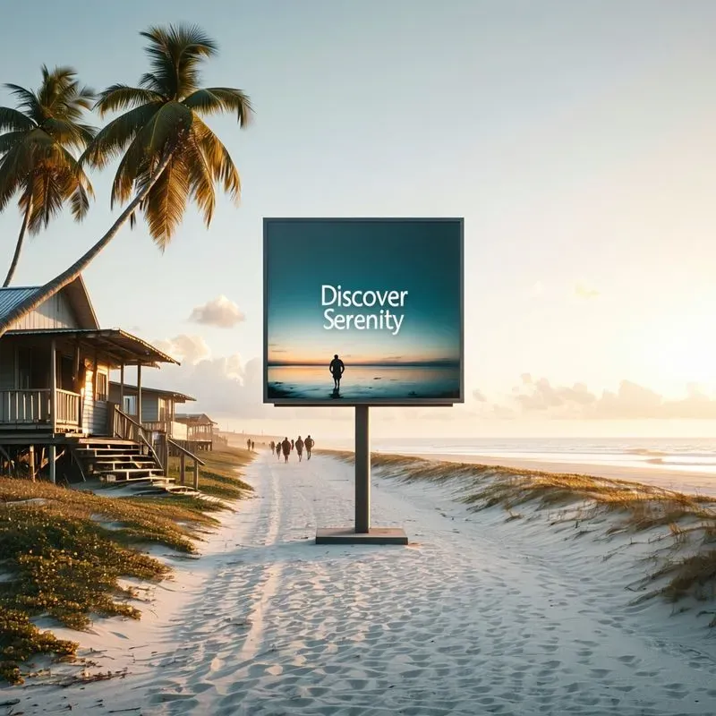 Urban Dynamic Billboard Showcases Stable Diffusion Prompt | PromptBase