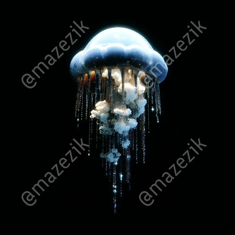 Luminescent Visions Scifi 3D Cover Art Midjourney Prompt | PromptBase