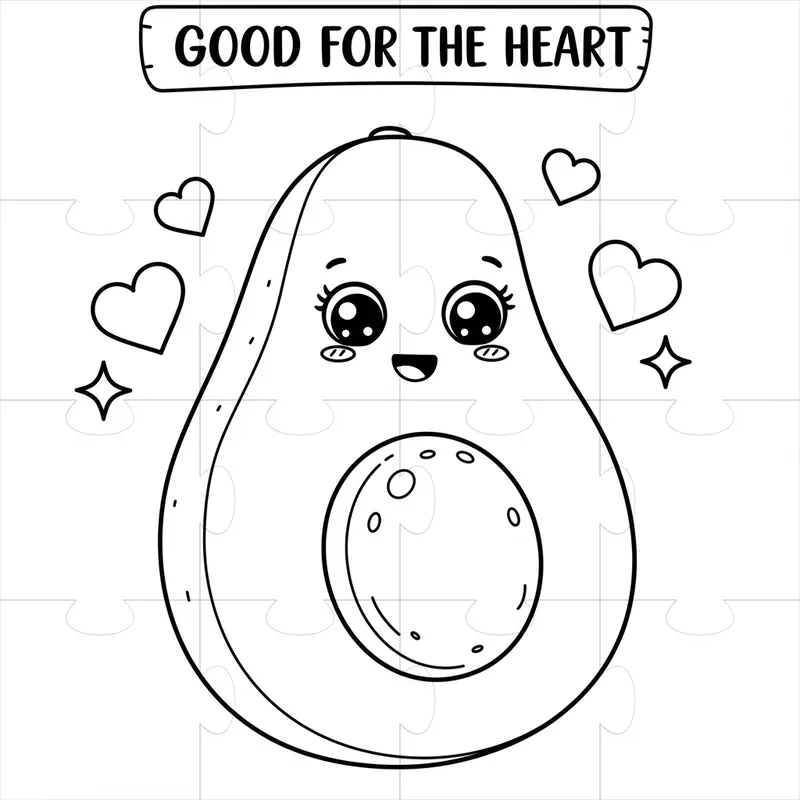 Healthy Bites Fun Coloring Pages Imagen Prompt | PromptBase