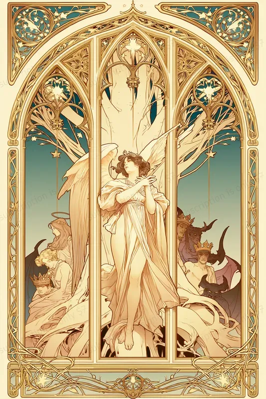 Celestial Gothic Legends Midjourney Prompt | PromptBase