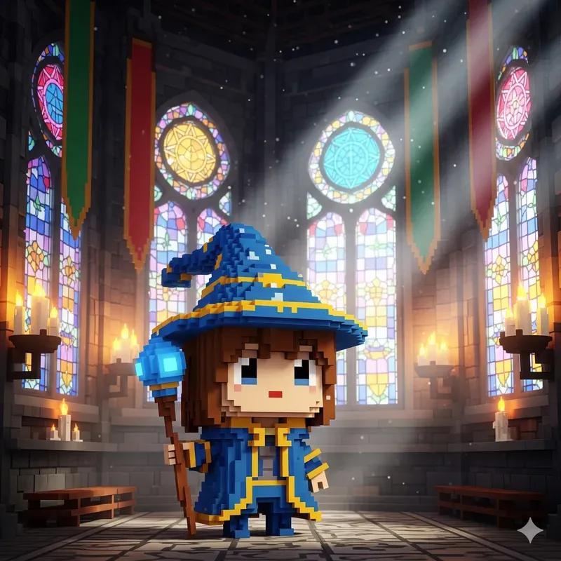 Free Voxel Chibi Fantasy Characters Gemini Image Prompt | PromptBase