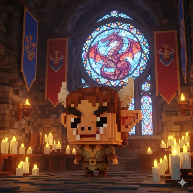 Free Voxel Chibi Fantasy Characters Gemini Image Prompt | PromptBase