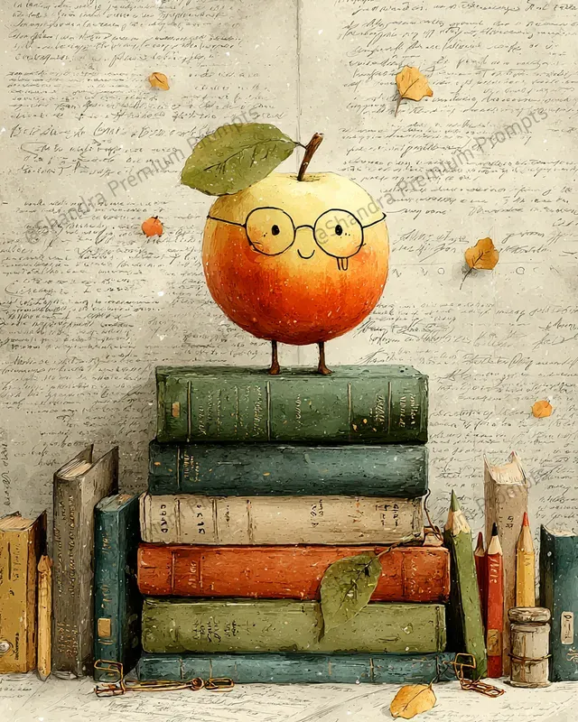 Back To School Junk Journal Pages For Kids Midjourney Prompt | PromptBase