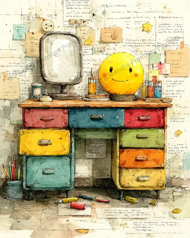 Back To School Junk Journal Pages For Kids Midjourney Prompt | PromptBase