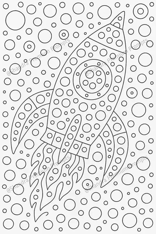 Dot Marker Coloring Pages For Children ChatGPT Image Prompt | PromptBase