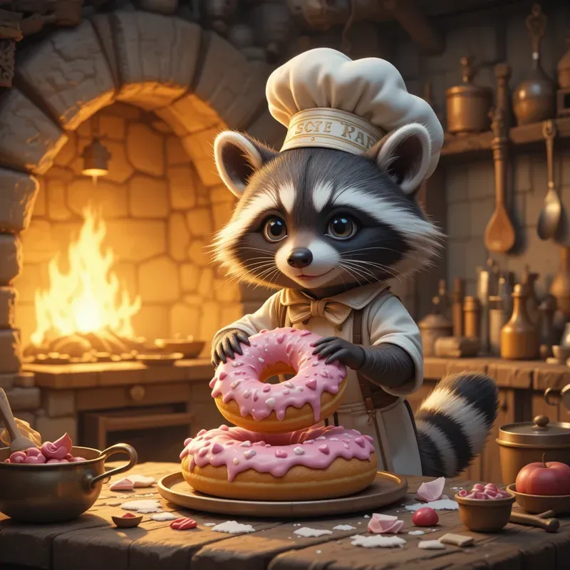 Tiny Chef Mice Bake Giant Cookies Leonardo Ai Prompt | PromptBase