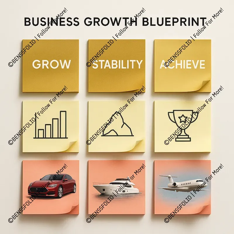 Sticky Note Icon Grid Designs ChatGPT Image Prompt | PromptBase