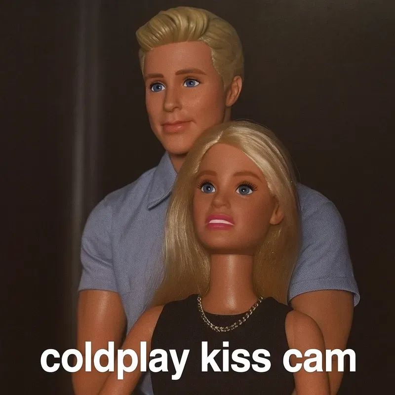 Coldplay Kiss Cam Meme Makers ChatGPT Image Prompt | PromptBase