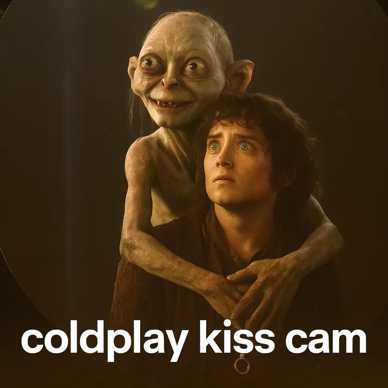 Coldplay Kiss Cam Meme Makers ChatGPT Image Prompt | PromptBase