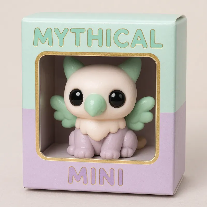Chibi Mythical Creatures Toy Boxes ChatGPT Image Prompt | PromptBase