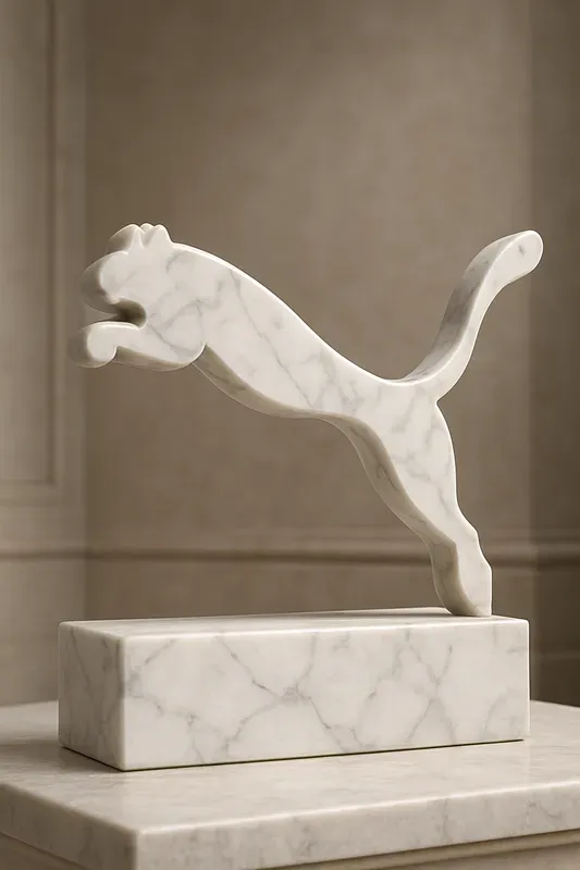 Realistic Marble Sculpture Logos ChatGPT Image Prompt | PromptBase