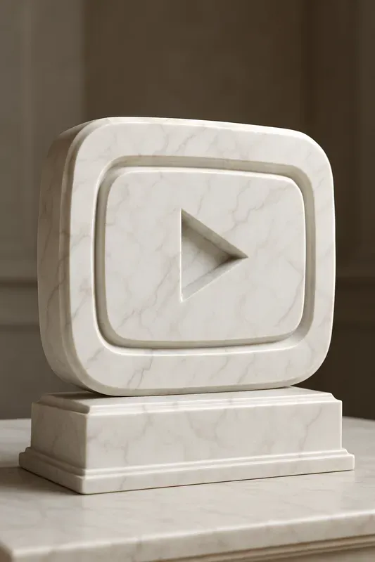 Realistic Marble Sculpture Logos ChatGPT Image Prompt | PromptBase