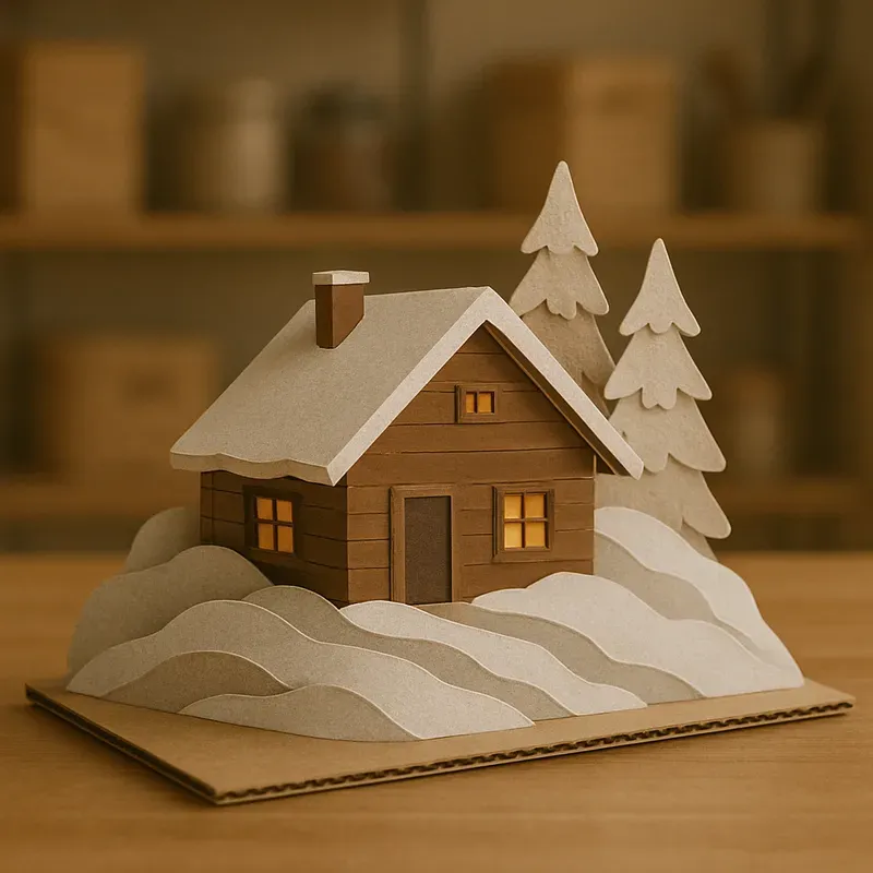 Layered 3D Papercraft Art Generators ChatGPT Image Prompt | PromptBase