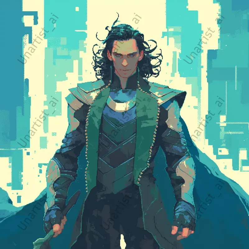 Superhero Pixel Art Illustrations Midjourney Prompt | PromptBase