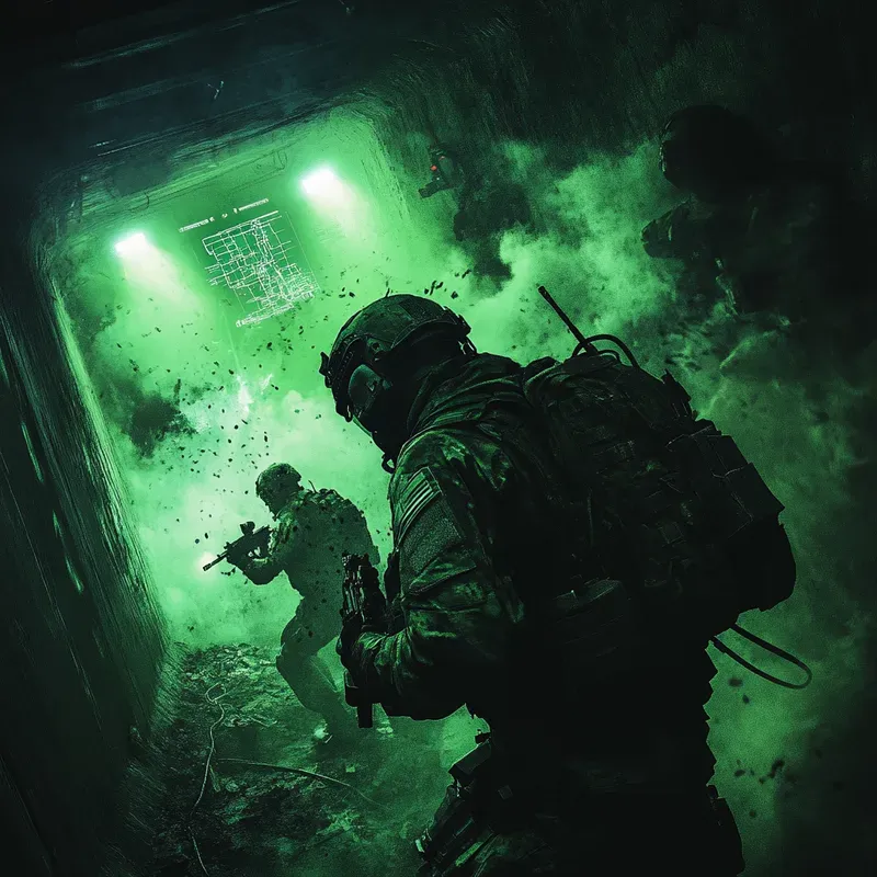 Cinematic Military Action Posters Midjourney Prompt | PromptBase