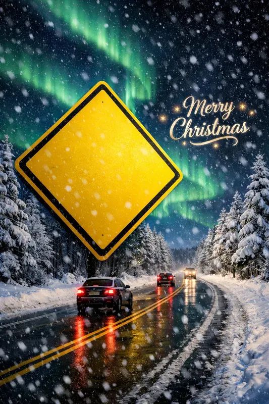Oversized Road Sign Scenes ChatGPT Image Prompt | PromptBase