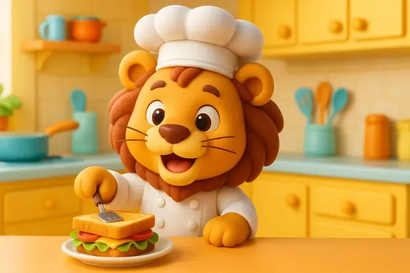 Cute Animal Chefs 3D Cartoon Magic ChatGPT Image Prompt | PromptBase
