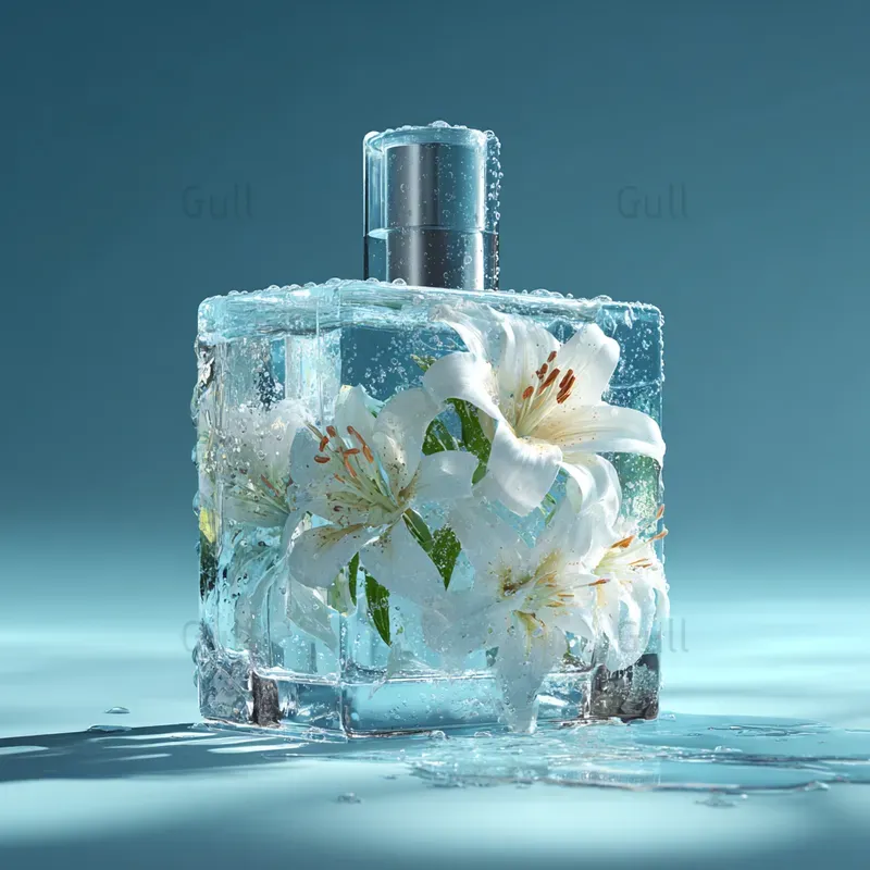 Frozen Elegance Ice Block Product Ads Midjourney Prompt | PromptBase
