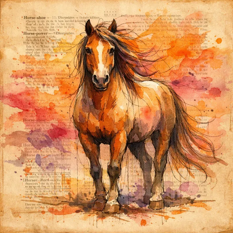 Vintage Dictionary Animal Art ChatGPT Image Prompt | PromptBase