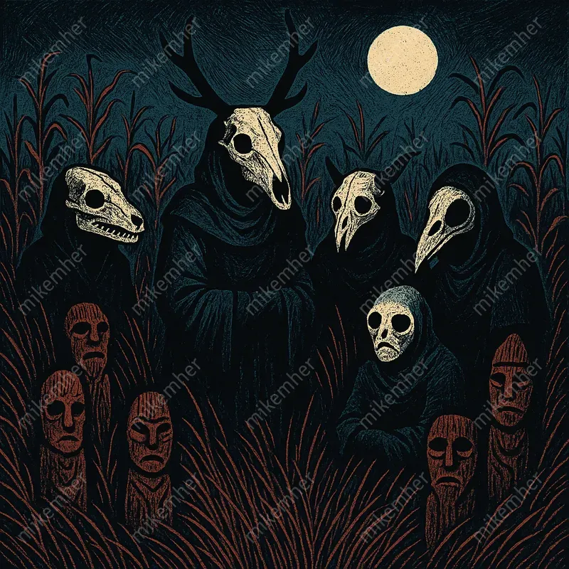 Ritual Horror Illustration Packs ChatGPT Image Prompt | PromptBase