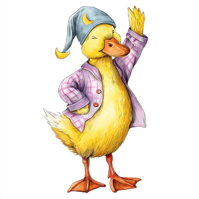 Watercolor Clipart Of Animals In Pajamas Midjourney Prompt | PromptBase