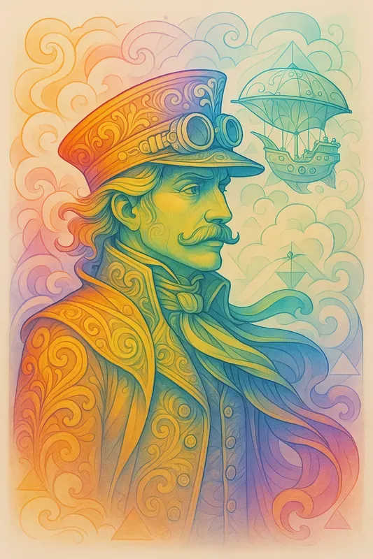 Surreal Gradient Art Portraits ChatGPT Image Prompt | PromptBase