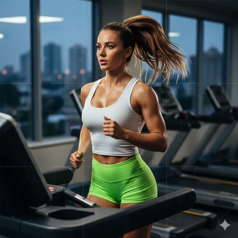 Ultra Realistic Fitness Gym Women Gemini Image Prompt | PromptBase