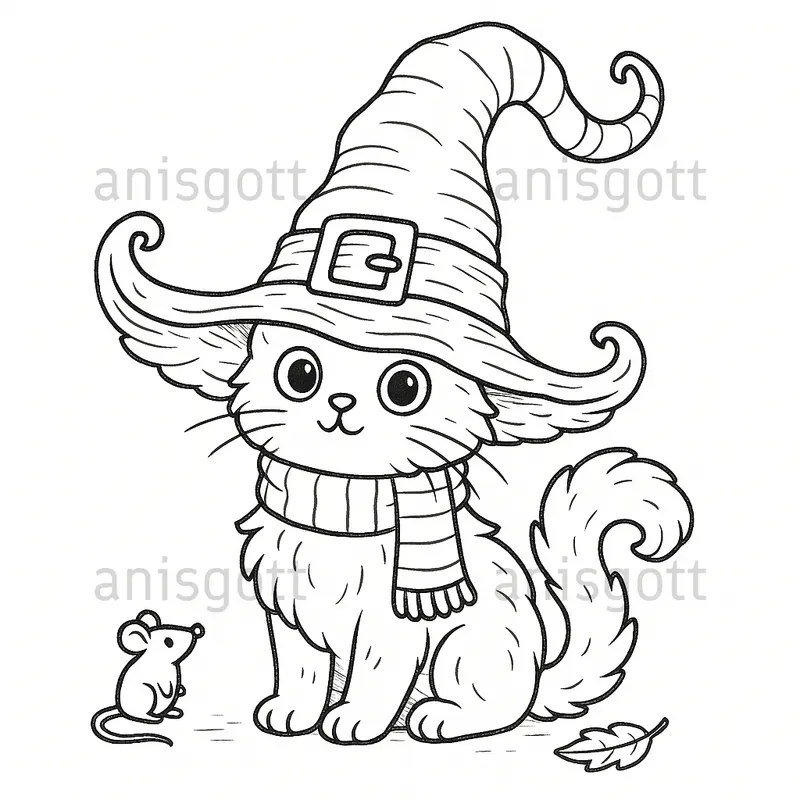Easy And Quirky Halloween Coloring Pages ChatGPT Image Prompt | PromptBase