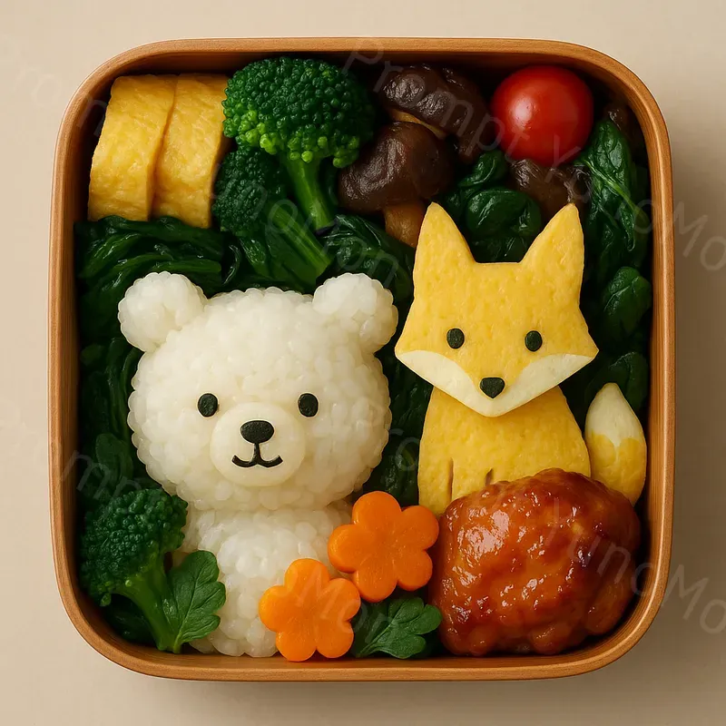 3D Kawaii Bento Boxes ChatGPT Image Prompt | PromptBase